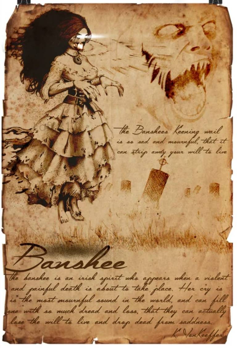 Banshee: The Terrifying Messenger of Death in Irish Mythology – The ...